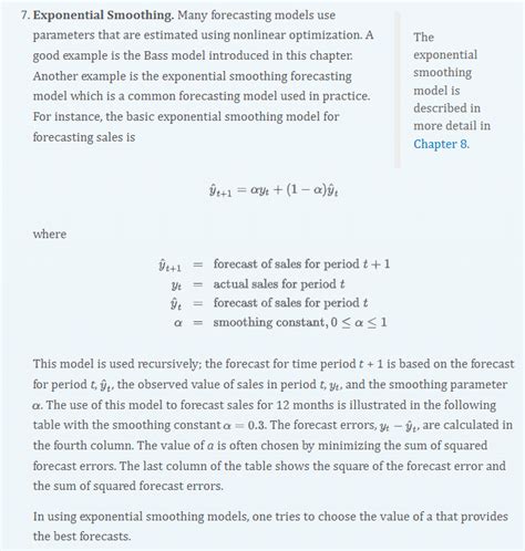 Solved 7 Exponential Smoothing Many Forecasting Models Use