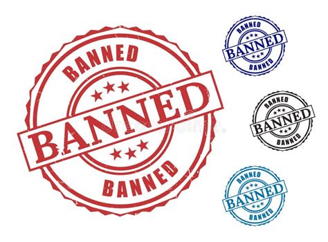 Unauthorized Symbol Vector Set Forbidden Area Stamp Labels Stock