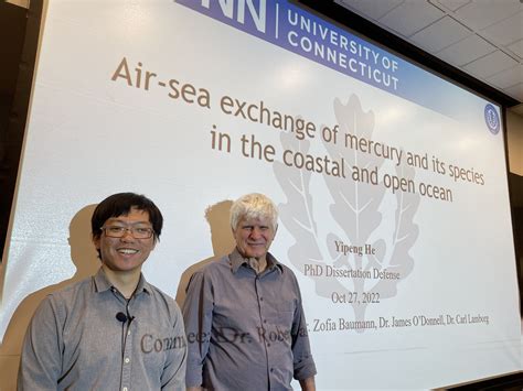 Dr Yipeng He Becomes The Departments Newest Phd Marine Sciences