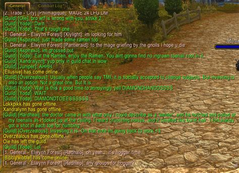 Only In Wow Guild Chat Rwow