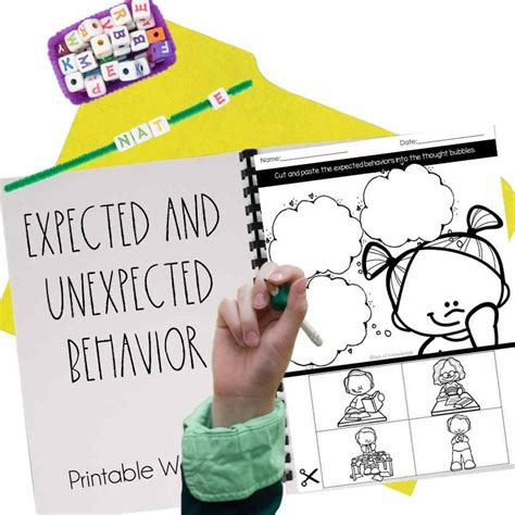 Expected Unexpected Behavior Activities And Printables
