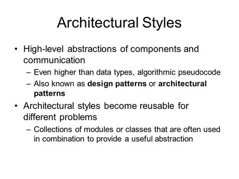 Common Architectures And Design Patterns Ppt Download