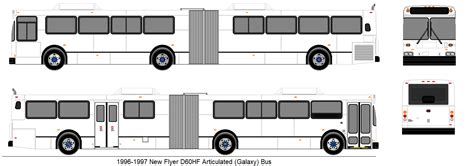 Base 1996 1997 New Flyer D60hf Articulated Bus By Geistcode On Deviantart
