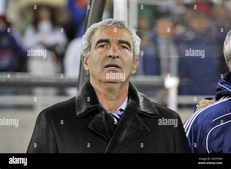 French Head Coach Raymond Domenech During The 2010 Fifa World Cup