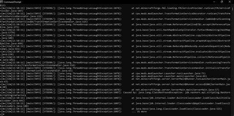 Error In Attempting A Forge Server Server Support And Administration Support Minecraft