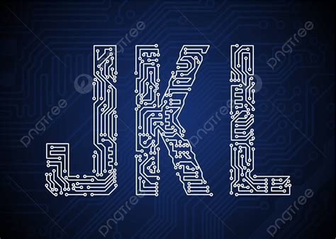 circuit board letters science microcircuit network vector science
