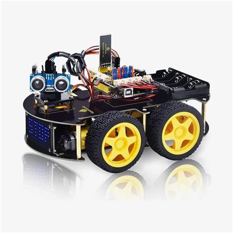 Robot Car Starter Kit For Arduino Diy Project With Esp32 Wifi Camera