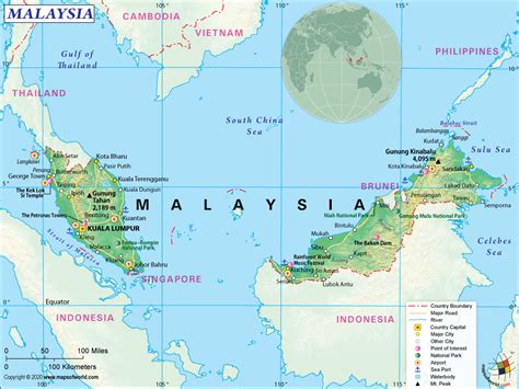 Malaysia Map Artofit