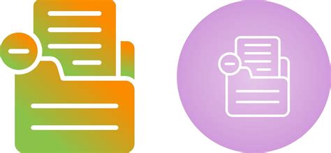 Document Remove Vector Icon 40607385 Vector Art At Vecteezy