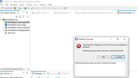 embedded micro integrator server 4 0 0 doesn t start in integration
