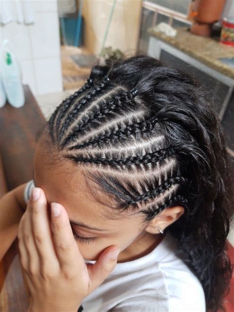 Hispanic Girl Braids