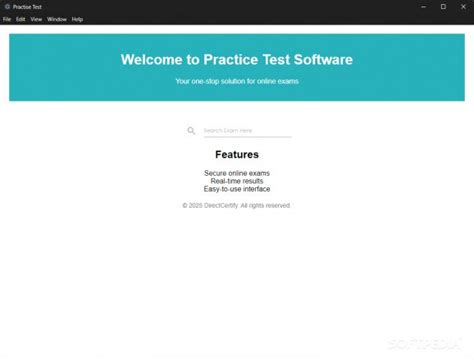Practice Test Software Download Softpedia
