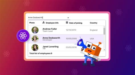 How To Create An Employee Directory With The React Multicolumn Combobox Webinar Show Notes