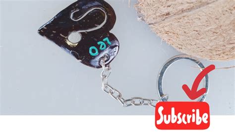 Llavero Tallado Con Cáscara De Coco 🥥 Como Hacer Un Llavero Con Cáscara