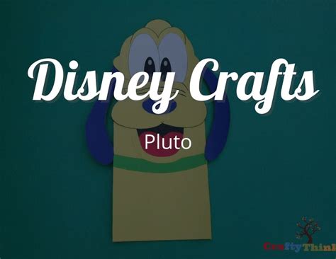 Fun Disney Crafts Pluto Paper Craft Craftythinking