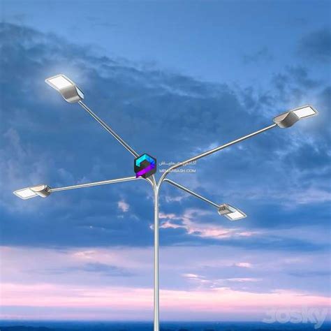 دانلود Street Lamp Linden مدل تیر چراغ برق خیابانی چراغ خیابانی
