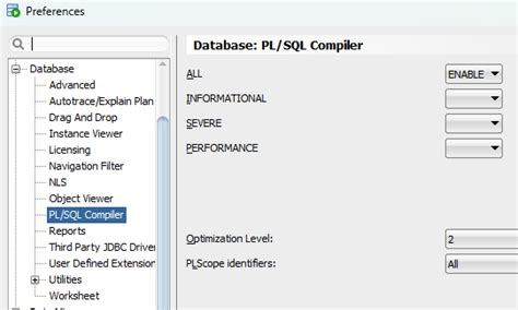 Plsql Compiler Warnings Oracle Forums
