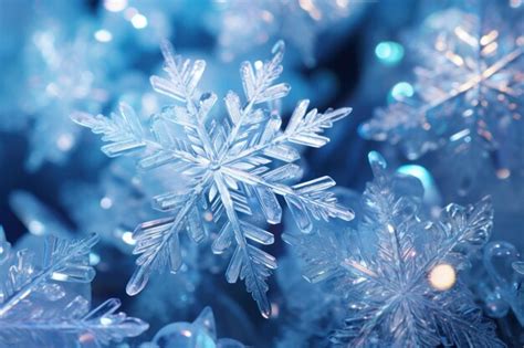 Premium Photo Snowflakes Generative Ai Premium Photo Snowflakes Generative Ai