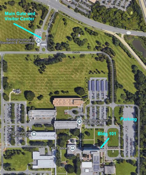Nist Gaithersburg Campus Map