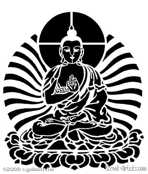 Buddhist Stencil