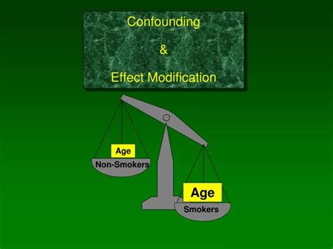 Ppt Confounding And Effect Modification Powerpoint Presentation Id