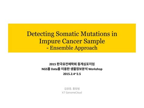 detecting somatic mutation ensemble approach pdf