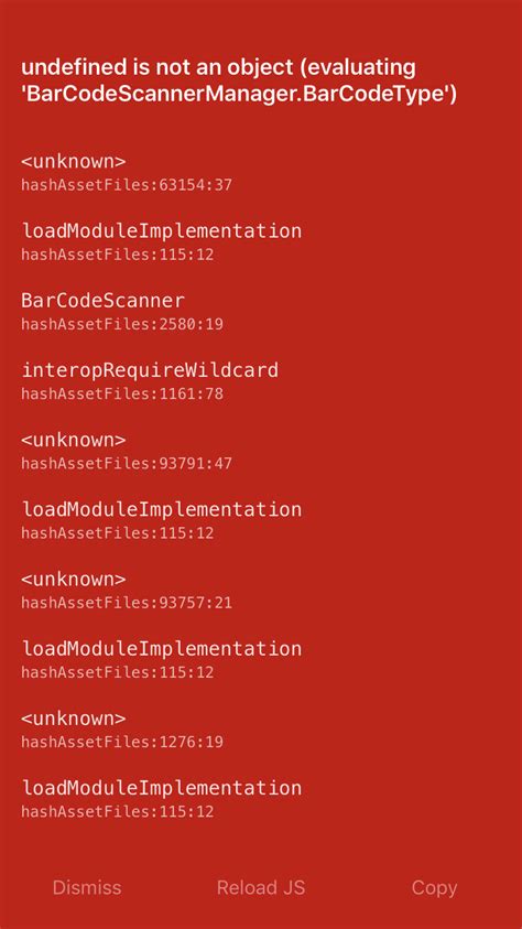 Not Using BarCodeScannerManger But Still Getting Bug Issue Expo Expo GitHub