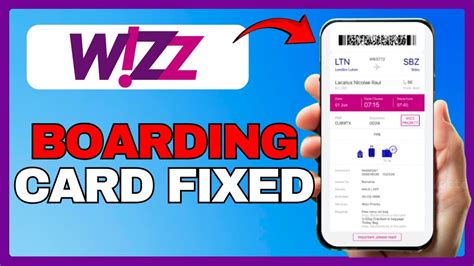 How To Fix Wizzair Invalid Boarding Card 2025 Youtube