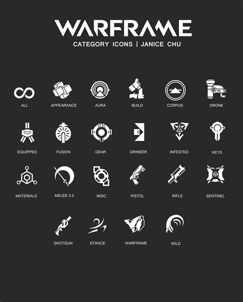 Warframe Logo Icon Design