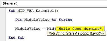 VBA MID Function How To Use Excel VBA MID Function