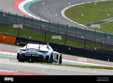 Scarperia 23 March 2023 Mercedes Amg Gt3 Of Team Cp Racing Driven By