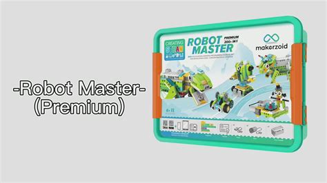 Makerzoid Programmable Toys Robot Master 200 In 1 Coding Robot Kit S