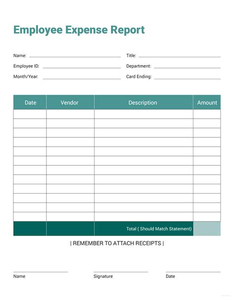 Free Employee Expense Report Template In Microsoft Word Microsoft Hot Sex Picture