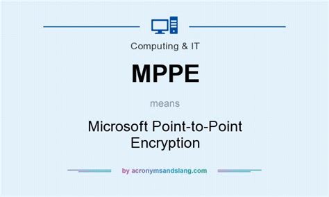 Mppe Microsoft Point To Point Encryption In Computing And It By