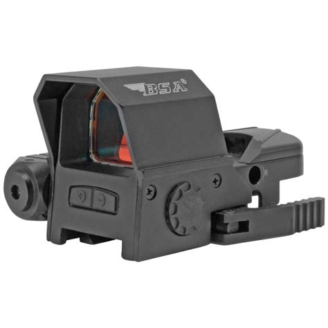 Bsa Optics 4 Moa Dot 50 Moa Circle Crosshair Red Reflex Sight With