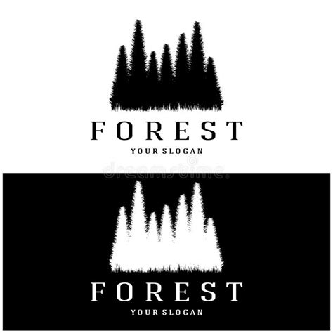 Simple Pine Or Fir Tree Logoevergreenfor Pine Forestadventurers