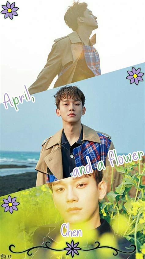 Chen April And A Flower