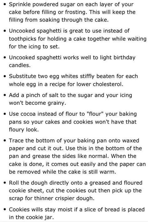 Baking Tips 2 French Dessert Baking Tips French Baking Tips And