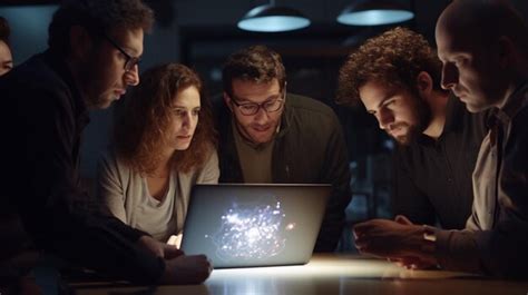 Premium Photo Business People Engineers At Work Working Together On
