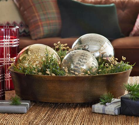 Antiqued Metal Decorative Bowl Pottery Barn