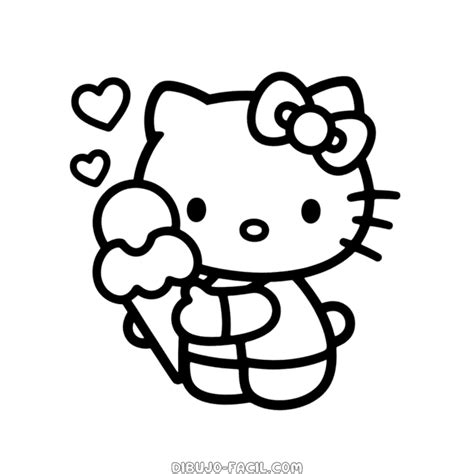 Dibujo Fácil De Amor De Hello Kitty Dibujo Facil