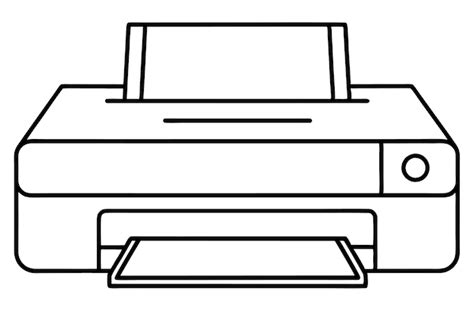 Simple Printer Outline Images Free Download On Freepik