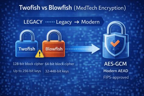 Twofish Vs Blowfish For Medical Devices What To Use What To Avoid