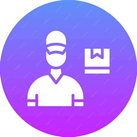 Premium Vector Delivery Man Vector Icon Illustration Of Ecommerce Iconset
