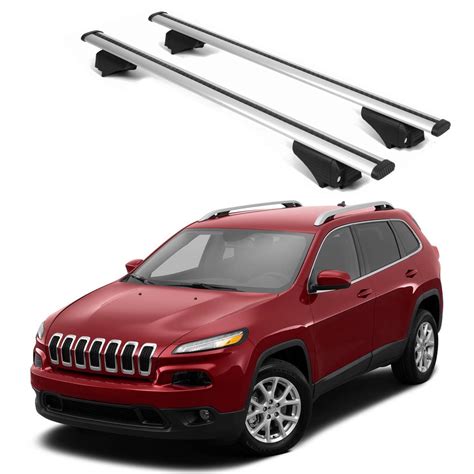 Erkul Roof Rack Cross Bars For Jeep Cherokee 2014 2023 Aluminum
