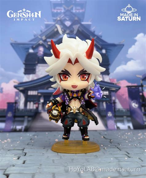 Chibi Arataki Itto Figure I Made Genshin Impact Hoyolab