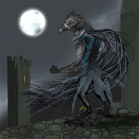 Kenku Assassin For My New Dnd Group — And My First Character Drawn Characterdrawing