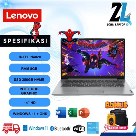 Jual Laptop Lenovo Ideapad Slim I Intel N Gb B Ssd Inch Windows Home Ohs