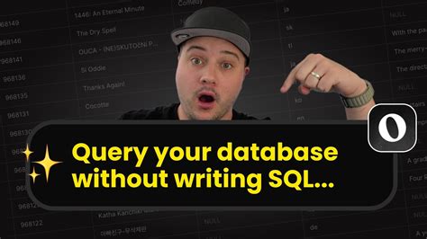 Query Your Database Using Ai Youtube