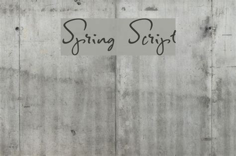 Spring Script Font FFonts Net